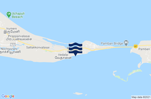 Mandapam Tide Times, High & Low Tide Table, Fishing Times | IN