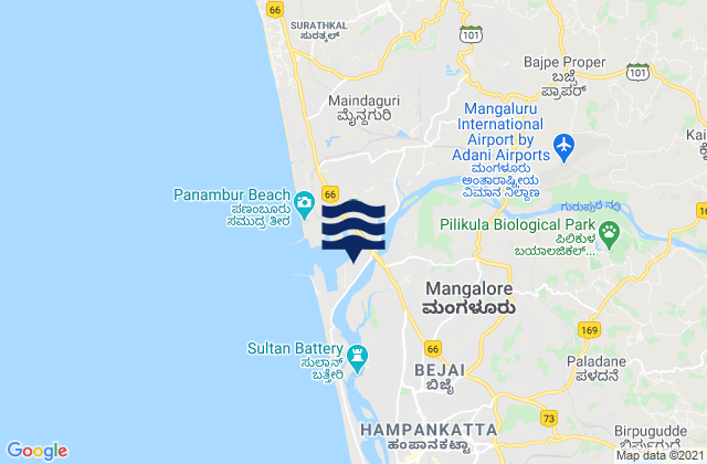 Mangalore Tide Times, High & Low Tide Table, Fishing Times | IN
