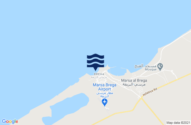 Marsa Brega Tide Times, High & Low Tide Table, Fishing Times | GR