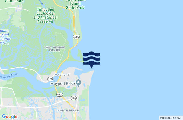 Mayport Basin Entrance, FL Tide Charts, High & Low Tide Table, Fishing ...