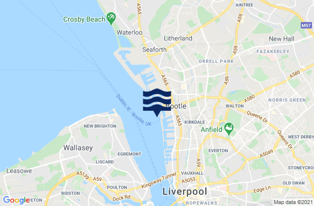 Melling Tide Times, High & Low Tide Table, Fishing Times | GB