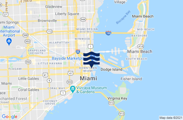 Miami, FL Tide Charts, High & Low Tide Table, Fishing Times | US