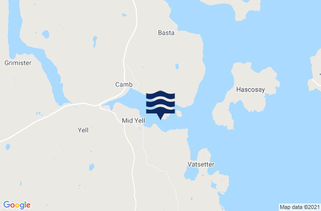 Mid Yell Tide Times, High & Low Tide Table, Fishing Times | GB