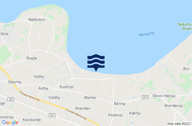 Middelfart Kommune Tide Times, High & Low Tide Table, Fishing Times | DK