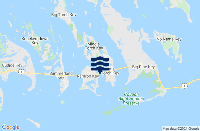Middle Torch Key Torch Ramrod Channel, FL Tide Charts, High & Low Tide ...