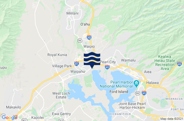 Mililani Town, HI Tide Charts, High & Low Tide Table, Fishing Times | US