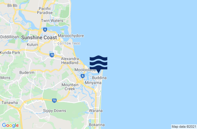 Mooloolaba Harbour Tide Times, High & Low Tide Table, Fishing Times | AU