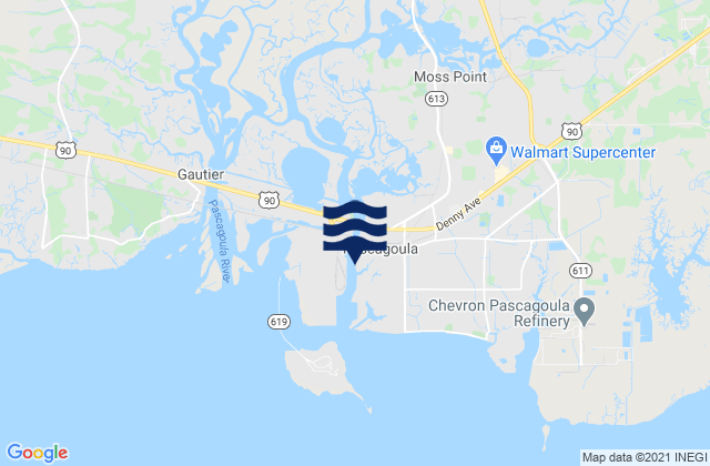 Moss Point, MS Tide Charts, High & Low Tide Table, Fishing Times | US