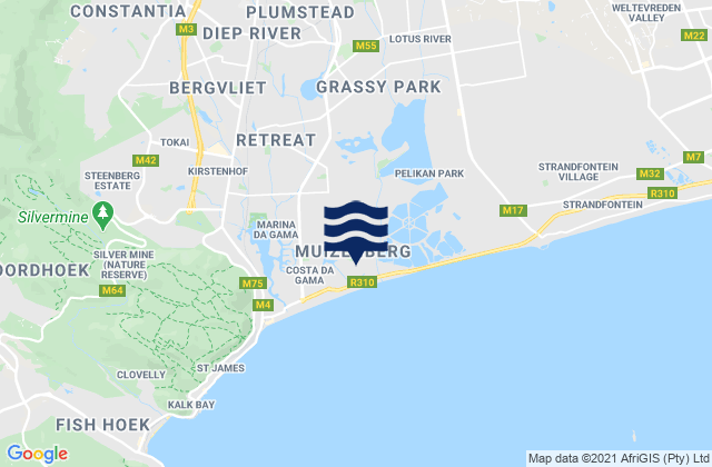 Muizenberg Tide Times, High & Low Tide Table, Fishing Times | ZA