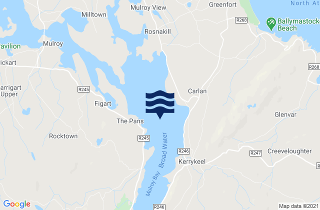 Mulroy Bay Tide Times, High & Low Tide Table, Fishing Times | IE