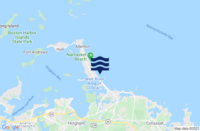 Nantasket Beach Nantasket Reservation, MA Tide Charts, High & Low Tide ...