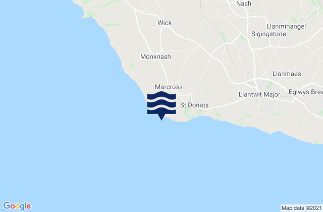 Nash Point High Lighthouse Tide Times, High & Low Tide Table, Fishing ...