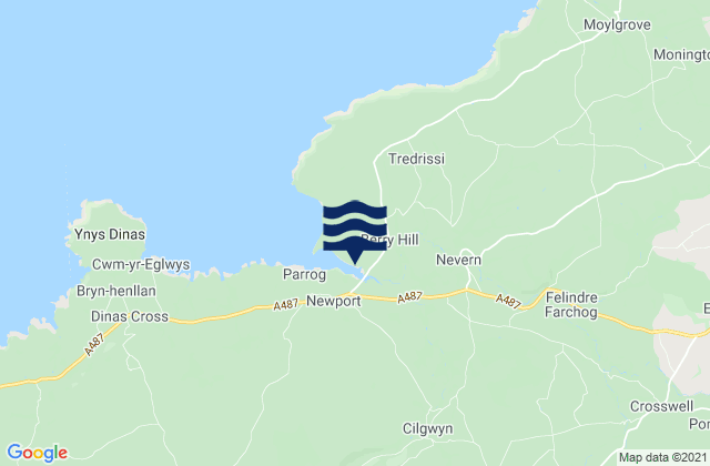 Nevern Tide Times, High & Low Tide Table, Fishing Times | Wales | GB