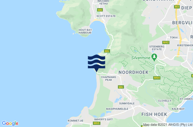 Noordhoek Tide Times, High & Low Tide Table, Fishing Times | ZA