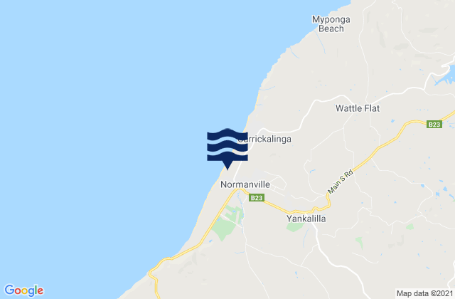 Normanville Tide Times, High & Low Tide Table, Fishing Times | AU