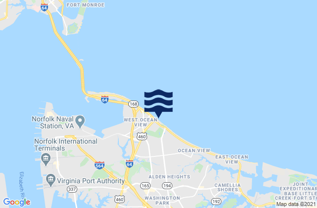 Ocean View, VA Tide Charts, High & Low Tide Table, Fishing Times | US
