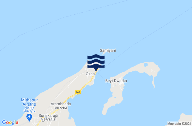 Okha Tide Times, High & Low Tide Table, Fishing Times | Gujarat | IN