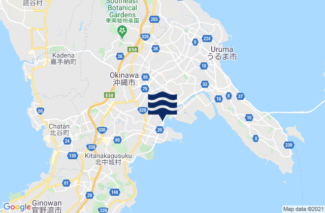 Okinawa Tide Times, High & Low Tide Table, Fishing Times | JP