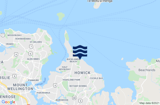 Pakuranga Tide Times, High & Low Tide Table, Fishing Times | NZ