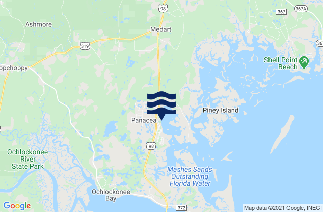 Panacea (Dickerson Bay), FL Tide Charts, High & Low Tide Table, Fishing ...