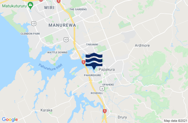 Papakura Tide Times, High & Low Tide Table, Fishing Times | NZ