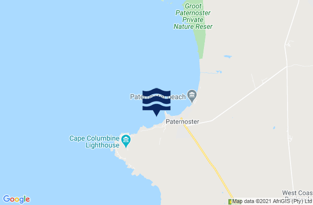 Paternoster Tide Times, High & Low Tide Table, Fishing Times | ZA