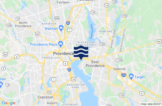 Pawtucket Seekonk River, RI Tide Charts, High & Low Tide Table, Fishing ...