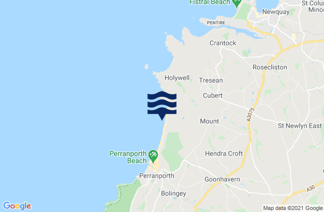 Penhale Sands Beach Tide Times, High & Low Tide Table, Fishing Times | GB