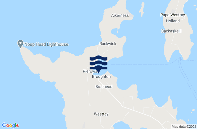 Pierowall Tide Times, High & Low Tide Table, Fishing Times | GB