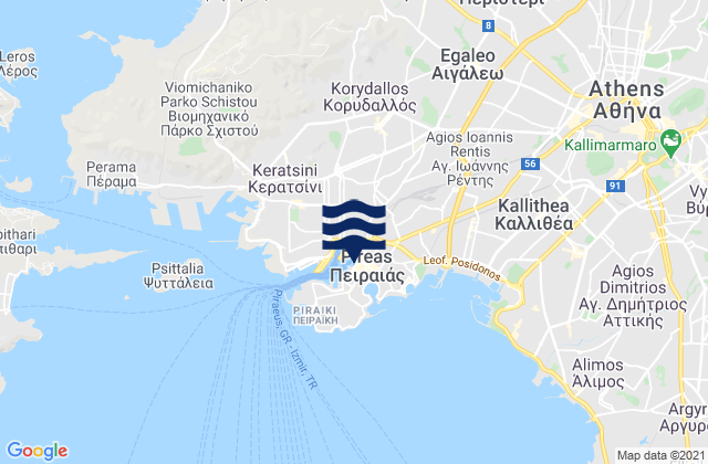 Piraeus Tide Times, High & Low Tide Table, Fishing Times | Attica | GR