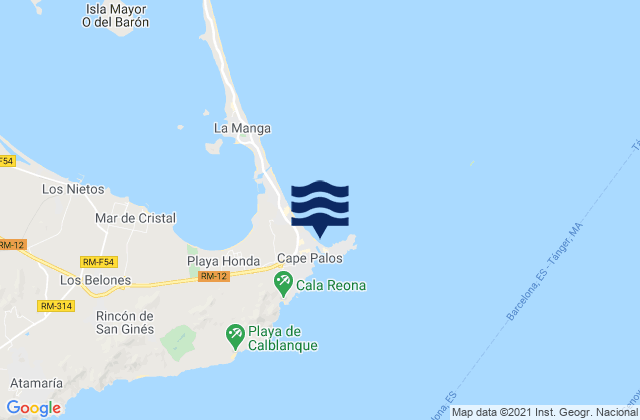Playa de Levante Tide Times, High & Low Tide Table, Fishing Times | ES