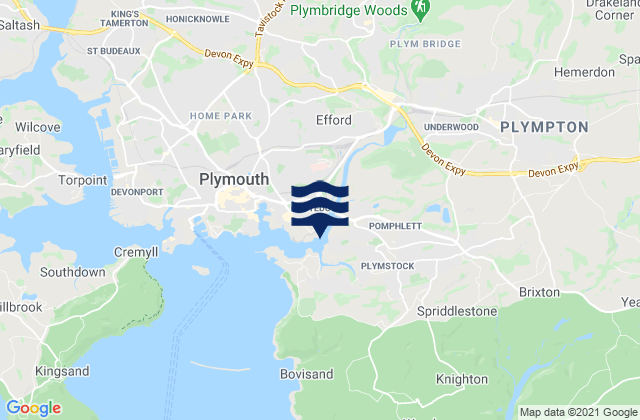 Plympton Tide Times, High & Low Tide Table, Fishing Times | GB