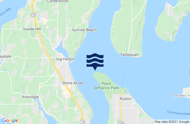 Point Defiance, WA Tide Charts, High & Low Tide Table, Fishing Times | US
