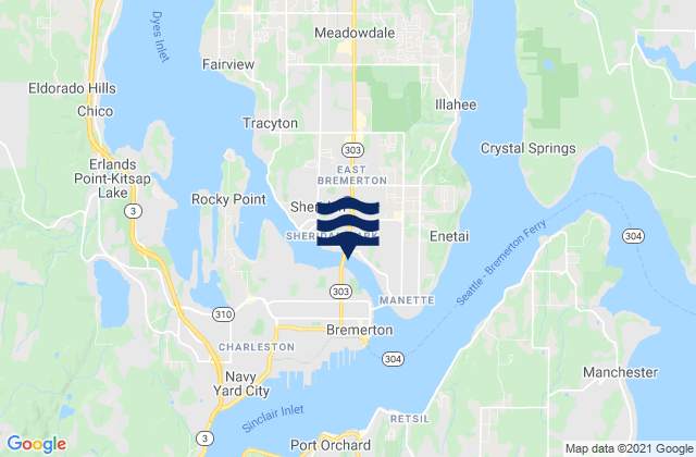 Port Washington Narrows Warren Ave. Bridge, WA Tide Charts, High & Low ...