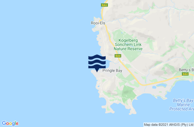 Pringle Bay Tide Times, High & Low Tide Table, Fishing Times | ZA
