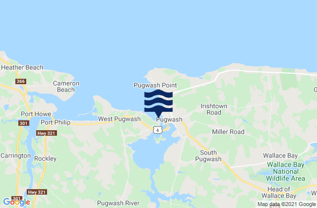 Pugwash Basin Tide Times, High & Low Tide Table, Fishing Times | CA