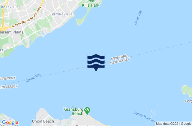 Raritan Bay Reach Channel, NY Tide Charts, High & Low Tide Table ...
