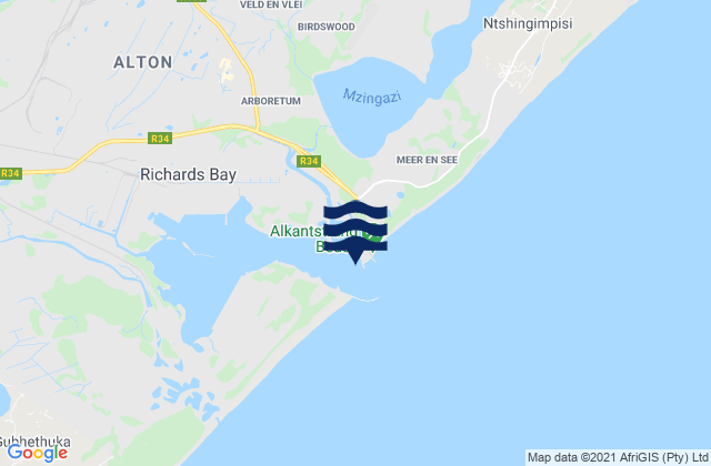 Richards Bay Harbour Tide Times, High & Low Tide Table, Fishing Times | ZA