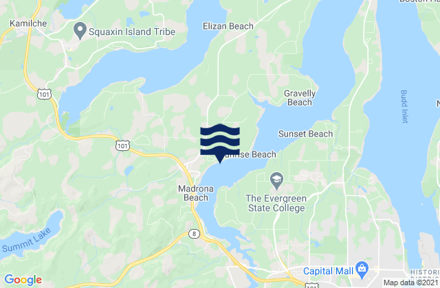 Rocky Point (Eld Inlet), WA Tide Charts, High & Low Tide Table, Fishing ...