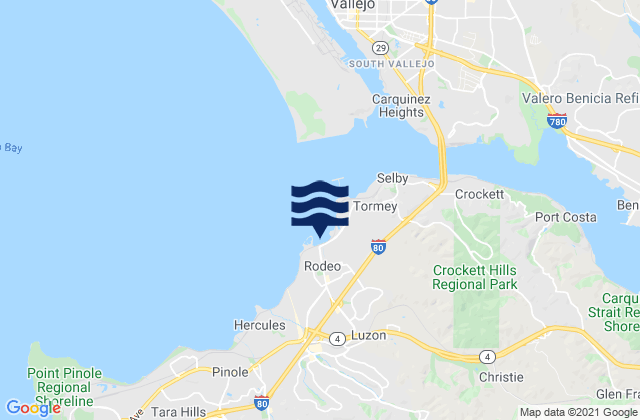 Rodeo, CA Tide Charts, High & Low Tide Table, Fishing Times | US