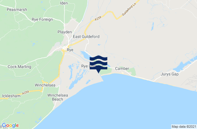 Rye Harbour Tide Times, High & Low Tide Table, Fishing Times | GB