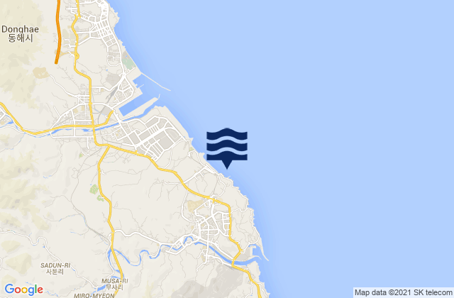 Samcheok-si Tide Times, High & Low Tide Table, Fishing Times | KR