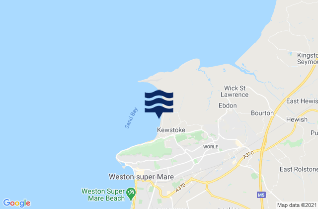 Sand Bay Beach Tide Times, High & Low Tide Table, Fishing Times | GB