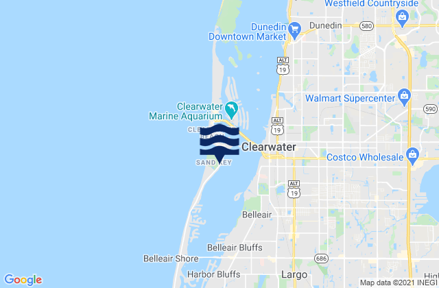 Sand Key Jetty, FL Tide Charts, High & Low Tide Table, Fishing Times | US