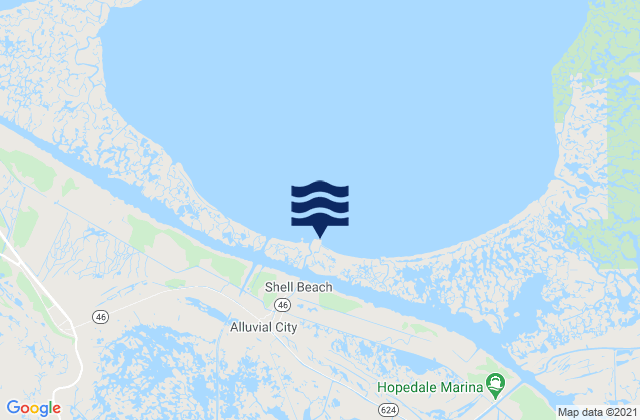 Shell Beach Lake Borgne, LA Tide Charts, High & Low Tide Table, Fishing ...