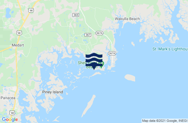 Shell Point Beach, FL Tide Charts, High & Low Tide Table, Fishing Times ...