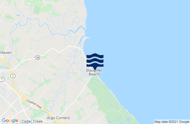 Slaughter Beach, DE Tide Charts, High & Low Tide Table, Fishing Times | US