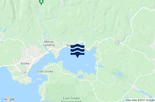 Sooke Basin Tide Times, High & Low Tide Table, Fishing Times | CA