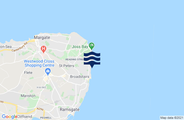 Stone Bay Tide Times, High & Low Tide Table, Fishing Times | GB