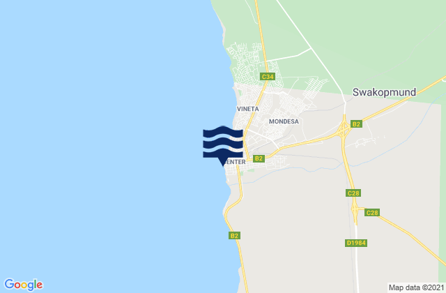 Swakopmund Tide Times, High & Low Tide Table, Fishing Times | NA